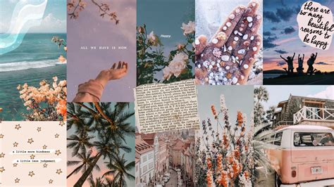 Aesthetic Collage Desktop Wallpapers Wallpaper Cave
