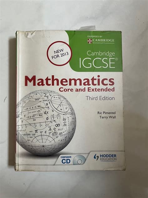 cambridge igcse mathematics core and extended 3rd edition on carousell