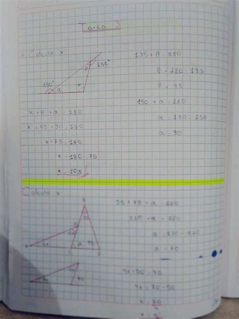 Solution Tarea De Geometr A Tri Ngulos Y Complemento Y Suplemento