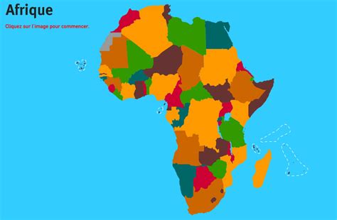 Carte interactive d Afrique Pays d Afrique Jeux de Géographie Cartes
