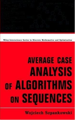 average case analysis of algorithms on sequences download link