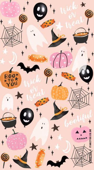 20 Chic And Preppy Halloween Wallpaper Inspirations Trick Or Treat