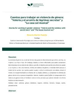 Cuentos para trabajar en violencia de género Valeria y cuentos