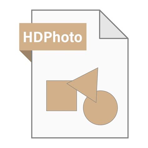 Premium Vector Modern Flat Design Of Hdphoto File Icon For Web