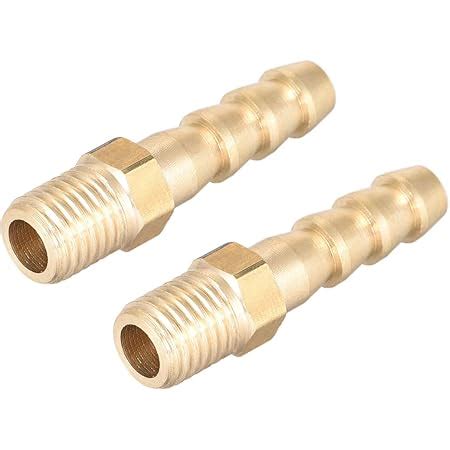 Raccords de tuyauterie 5pcs M4 M5 M6 M8 Fil à mâle métrique à 3mm 4mm