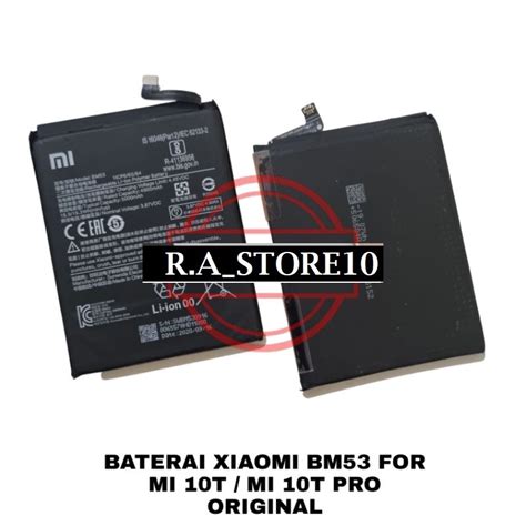 Jual BATERAI BATTERY BATTERAY XIAOMI MI 10T MI10T PRO BM53 BM 35