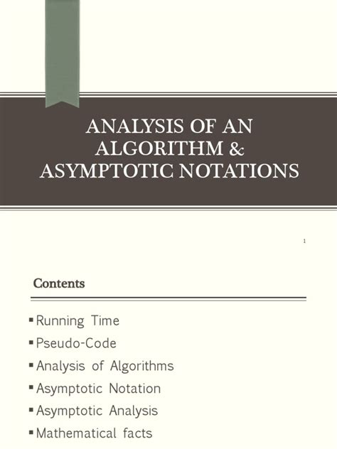 understanding algorithm analysis through asymptotic notations and pseudo code pdf time