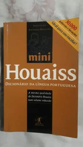 Livro Mini Houaiss Dicionário Da Língua Portuguesa Capa Mole