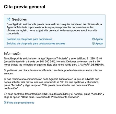 Así puedes solicitar cita previa a Hacienda