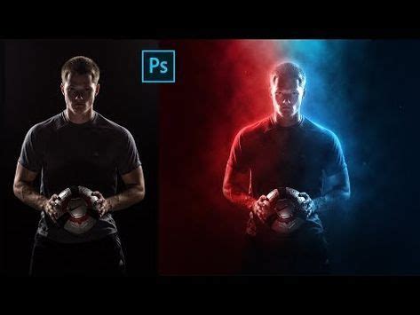 Boring To Awesome Portrait Dual Lighting Effect With Glowing Edges In