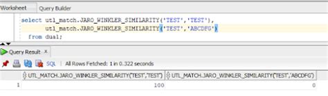 how to find similarity between two strings in oracle utl match levenshtein distance and jaro