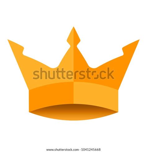 King Crown Vector Flat Icon Illustration Stock Vector Royalty Free