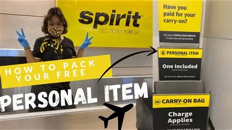How To Pack Your Personal Bag For Spirit Airlines Free Personal Item