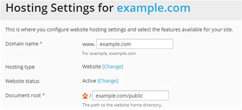 Defining A Custom Document Root Documentation From Plesk Knowledge Base