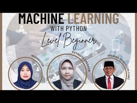 Webinar D A S Series 7 Machine Learning With Phyton YouTube