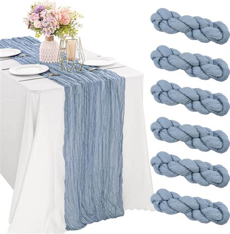 Amazon Pack Cheesecloth Table Runner Boho Gauze Table Runner