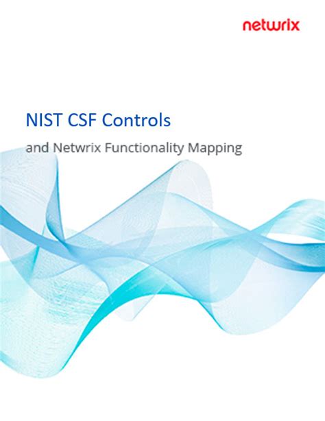 nist csf controls and netwrix functionality mapping