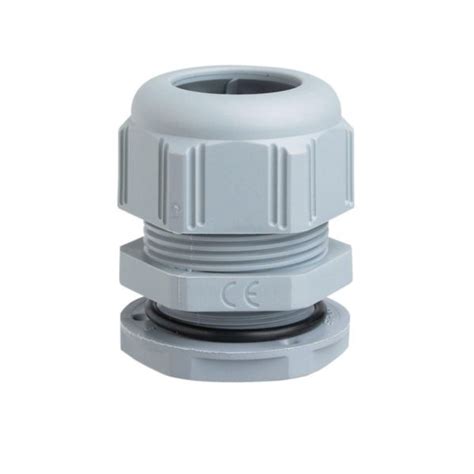 098006 Presse étoupe plastique IP68 filetage ISO32 gris RAL7001
