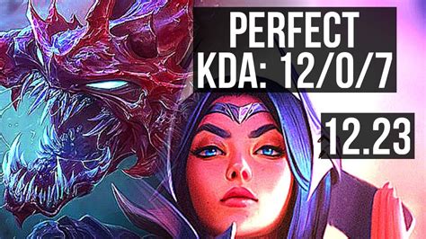 CHO GATH Vs IRELIA MID 12 0 7 Legendary 400 Games EUW Master