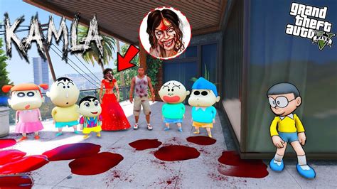 Franklin And Shinchan Novita Playing Chupan Chupai With Kamla Indian
