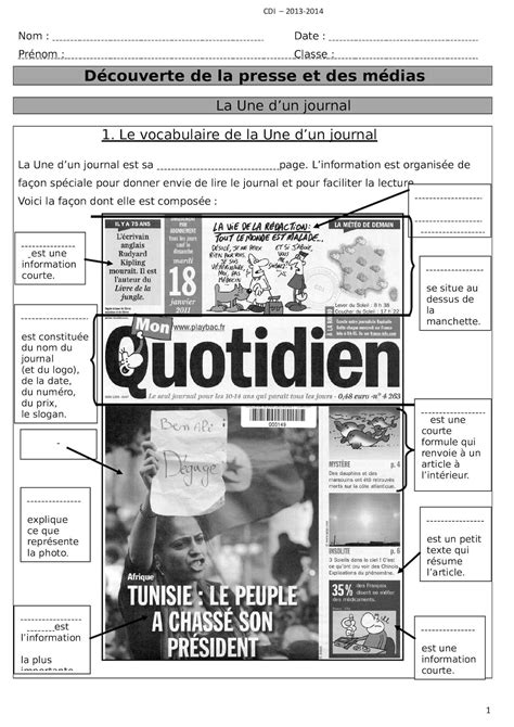 Calaméo La Une