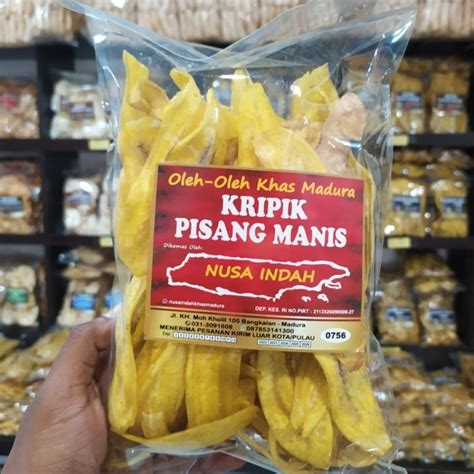 Jual Keripik Pisang Manis 200 Gram Shopee Indonesia