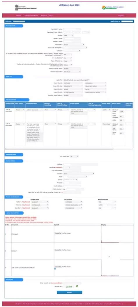 Jee Main Form Correction Date 2023 Printable Forms Free Online