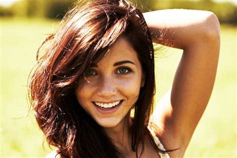 Wallpaper Face Women Model Long Hair Brunette Looking At Viewer Smiling Black Hair