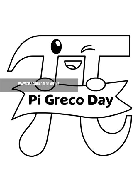 Pi Greco Day Disegni Da Colorare