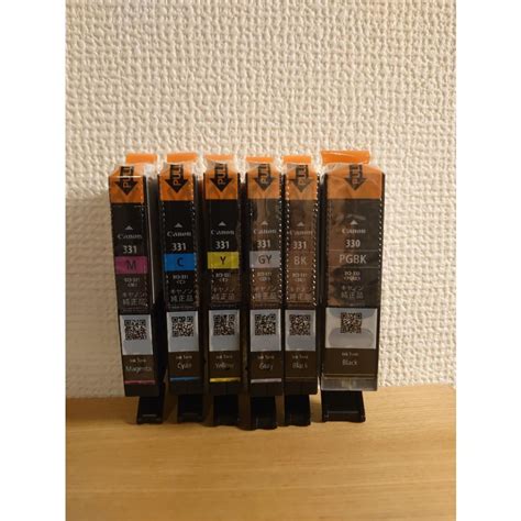 キヤノン 純正 インクカートリッジ Canon BCI 331 330 6MP 6色パック 標準容量 箱無しアウトレット品 キャノン ink