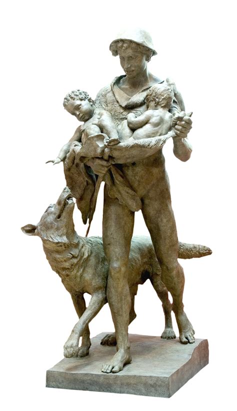 Hyrden Faustulus Med Romulus Og Remus Th Stein Smk Open