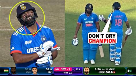 Watch Virat Kohli Heart Winning Gesture For Crying Rohit Sharma After