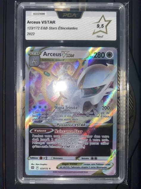 CARTE POKÉMON ARCEUS Vstar 123 172 EB9 Stars Étincelantes PCA 9 5 FR