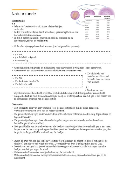 Natuurkunde H3 Samenvatting H3 Natuurkunde Hoofdstuk 3 3 Iedere