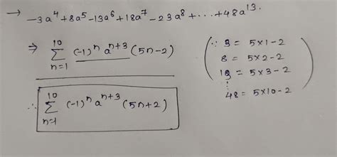 [solved] write the following sum in sigma notation start summation index course hero
