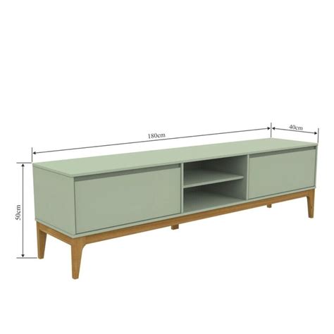 Rack Para Tv At Polegadas Cm Portas Retr Bento Yescasa