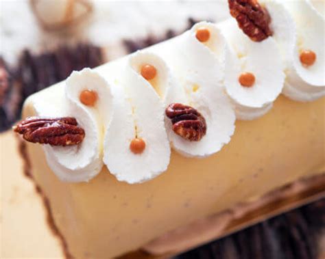 Bûche glacée caramel beurre salé Les Ptits grains de Lisette