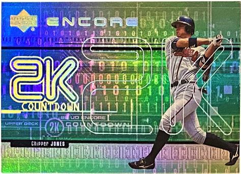 Chipper Jones 1999 Upper Deck Encore Atlanta Braves Baseball 2K