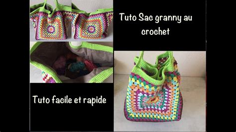 Tuto Sac Granny Au Crochet Youtube