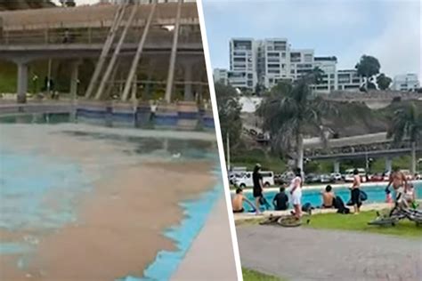 Chorrillos pileta de Agua Dulce ya no tendrá agua para evitar que la