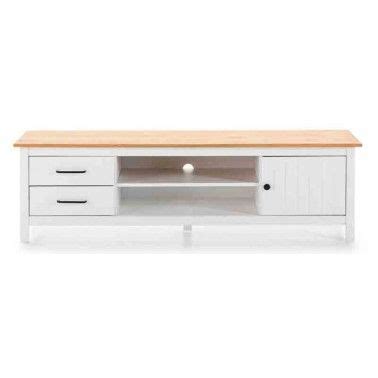 Mueble TV Color Blanco Y Natural Serie Lisa Muebles TV Muebles Para