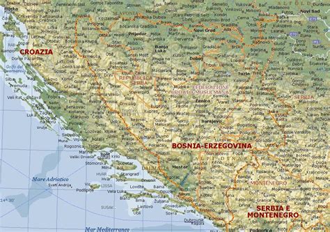 Croazia Cartina Geografica Mappe E Cartine Geografiche Della Croazia