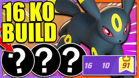 This UMBREON BUILD Turns Ranked Into Easy Mode Pokemon Unite YouTube