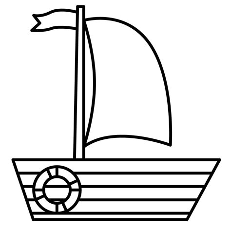 Dibujo De Barco Para Colorear E Imprimir Dibujos Y Colores