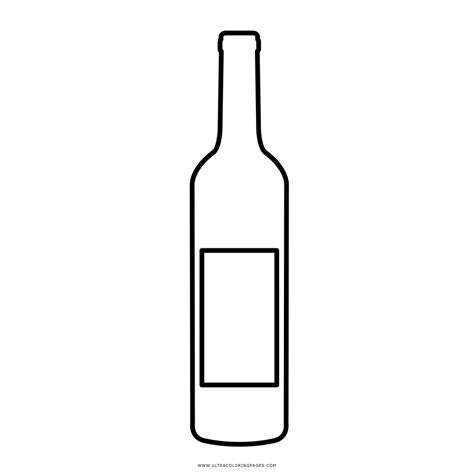 Dibujo De Botella De Vino Para Colorear Ultra Coloring Pages