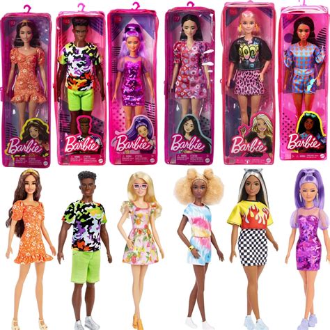 11 Estilos Mattel Barbie Fashionistas Boneca Anime Figura De Ação