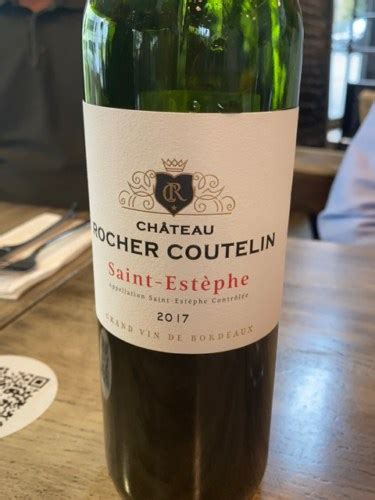 2017 Château Rocher Coutelin Saint Estèphe Vivino US