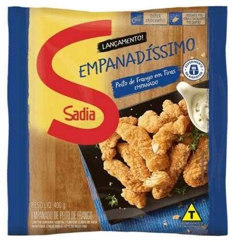 Tirinhas de Frango Sadia 400g Empanado Trad é aqui na Barcelos
