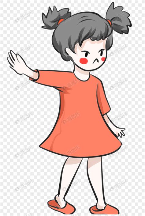 穿着红衣服的小女孩元素素材下载 正版素材400253062 摄图网