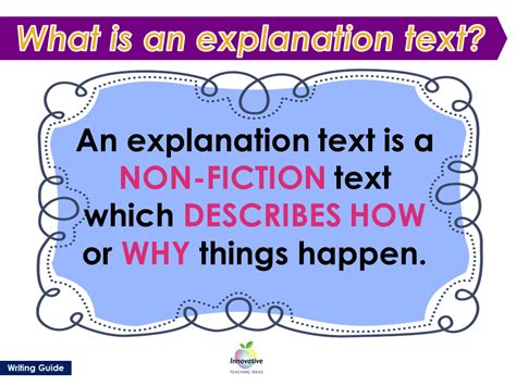 How To Write An Excellent Explanation Text In Simple Steps Artofit